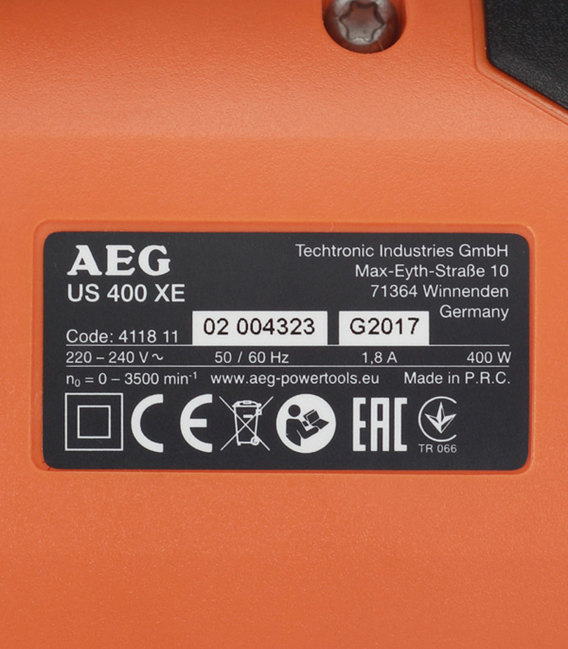 Пила сабельная AEG US 400 XE 400 Вт — купить в Петровиче в Санкт-Петербурге: цена за штуку ...