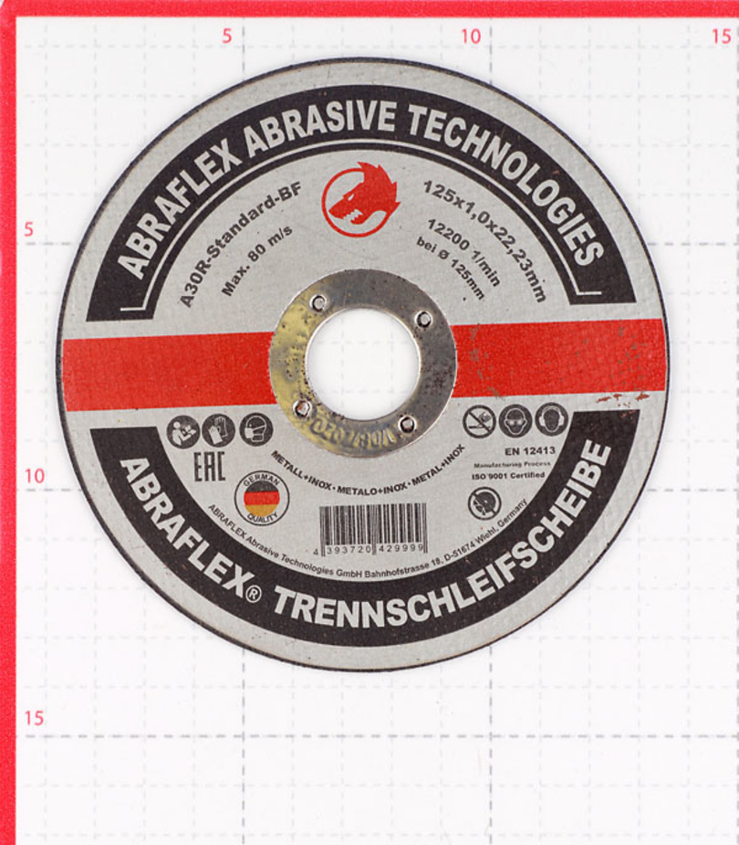 Круг отрезной по металлу Abraflex 125х22х1 мм — купить в Петровиче в ...
